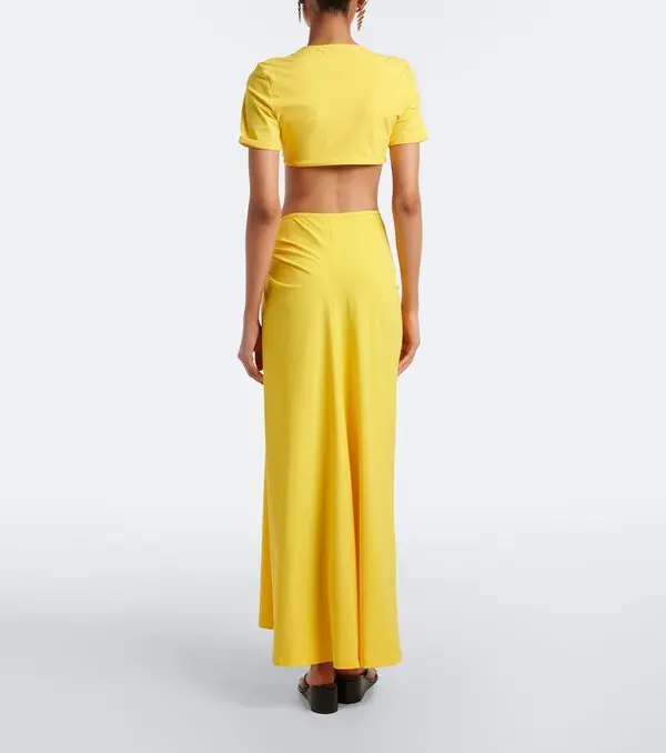 Christopher Esber Orbit Gathered Maxi Skirt