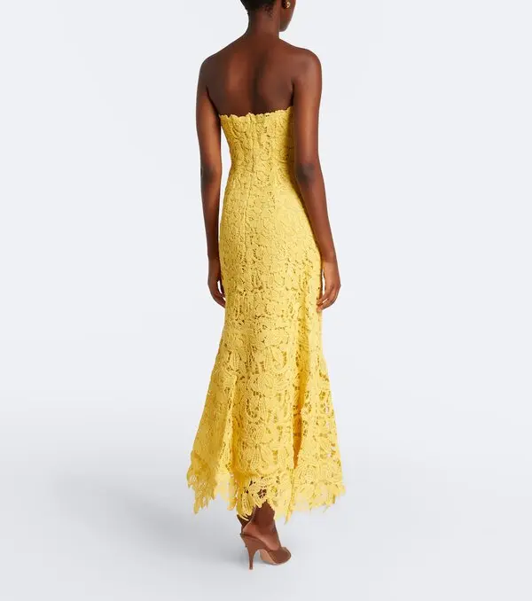 Simkhai Sera Lace Bustier Maxi Dress
