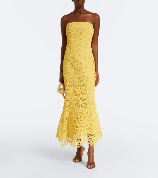 Simkhai Sera Lace Bustier Maxi Dress