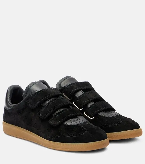 Isabel Marant Étoile Beth Suede Sneakers - Black