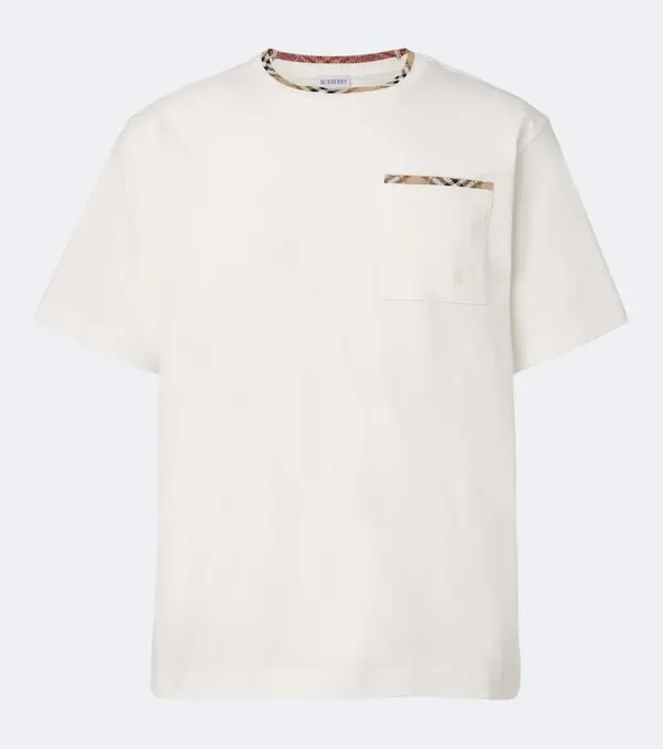 Burberry Check Cotton Jersey T-shirt