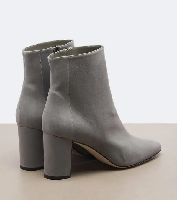 Manolo Blahnik Rosie Suede Ankle Boots - Grey