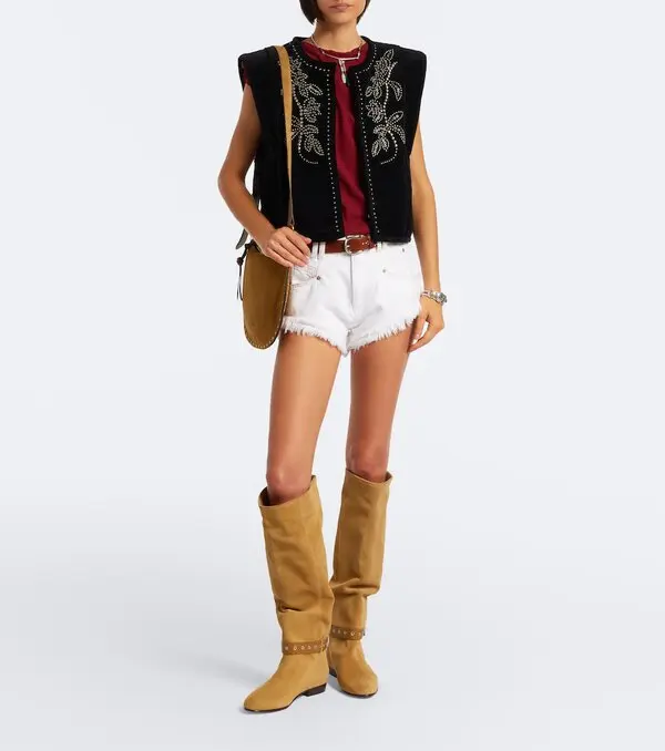 Isabel Marant Étoile Rilton Suede Knee-high Boots