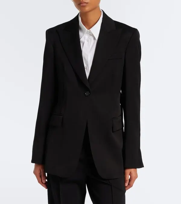 Sportmax Single-breasted Blazer With Belt