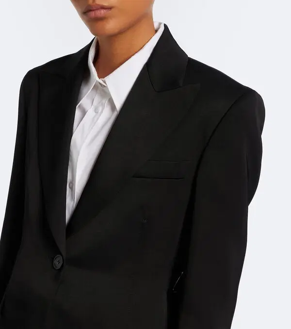 Sportmax Single-breasted Blazer With Belt