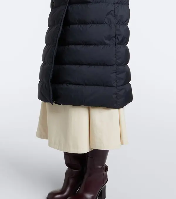 Burberry Double-breasted Hooded Down Coat