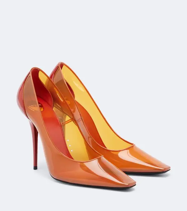 Saint Laurent Folie Pumps - Orange