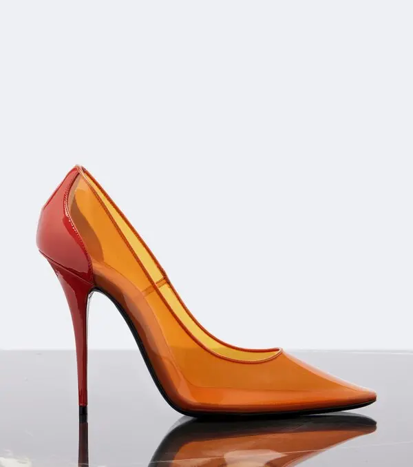 Saint Laurent Folie Pumps - Orange