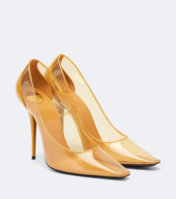 Saint Laurent Folie Pumps - Yellow