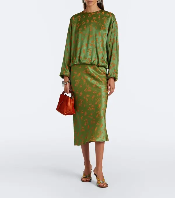 Dries Van Noten Floral Blouse