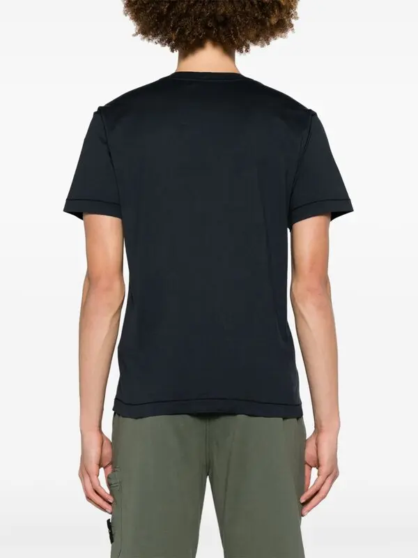 Stone Island Logo Cotton T-shirt - Multicolor