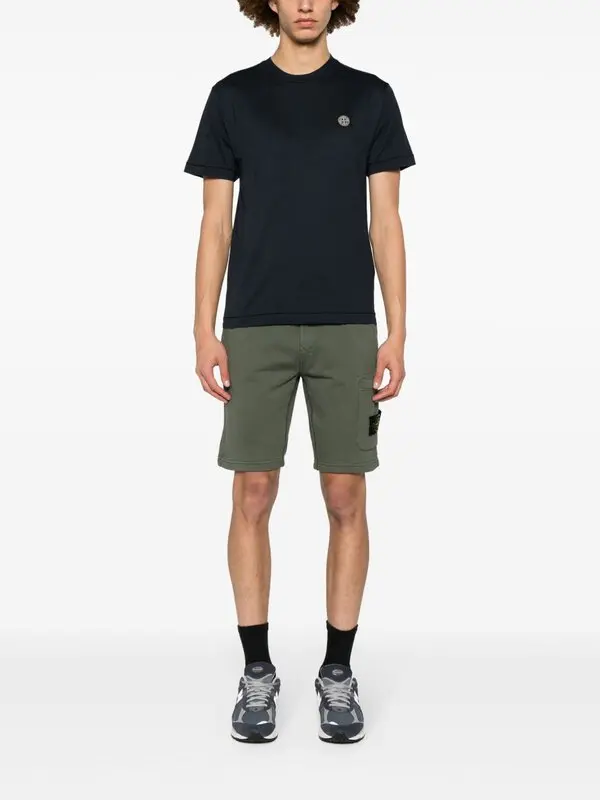 Stone Island Logo Cotton T-shirt - Multicolor