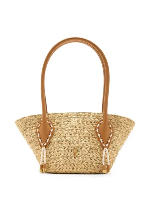 CHRISTIAN LOUBOUTIN Venus Mini Raffia Tote - Multicolor