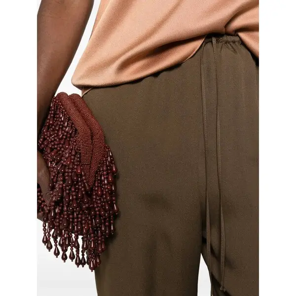 FORTE_FORTE Tapered Trousers - Green