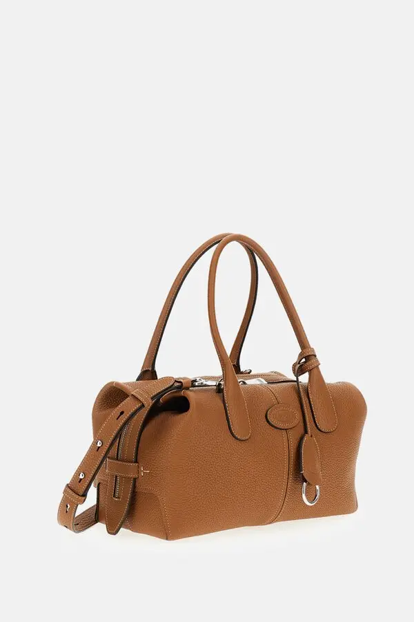 TOD'S Small Boston Bag In Tumbled Leather