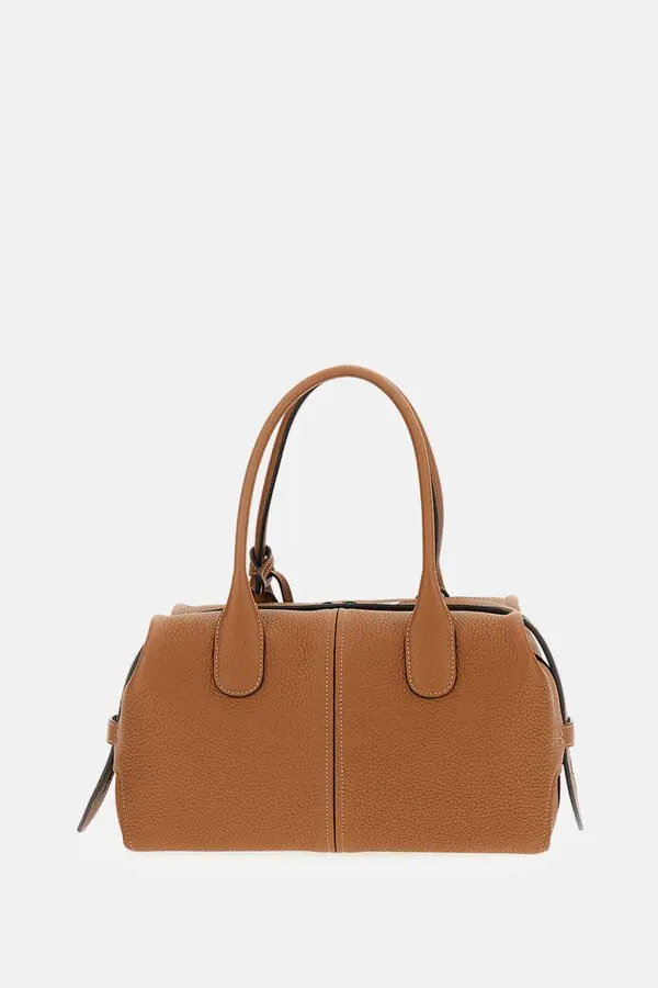 TOD'S Small Boston Bag In Tumbled Leather