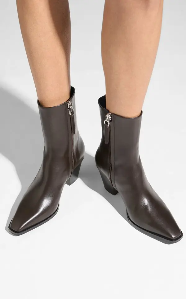 AeydĒ Hedvig Leather Ankle Boots