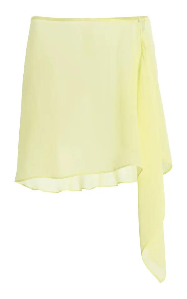 Significant Other Milou Sarong Mini Skirt - Yellow