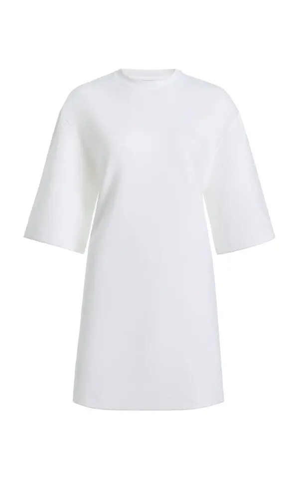 Wardrobe.NYC Backless T-shirt Mini Dress - White