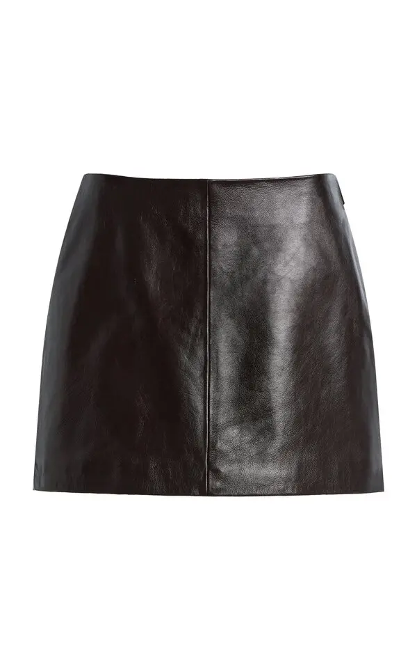 ARMA Melody Palermo Leather Mini Skirt