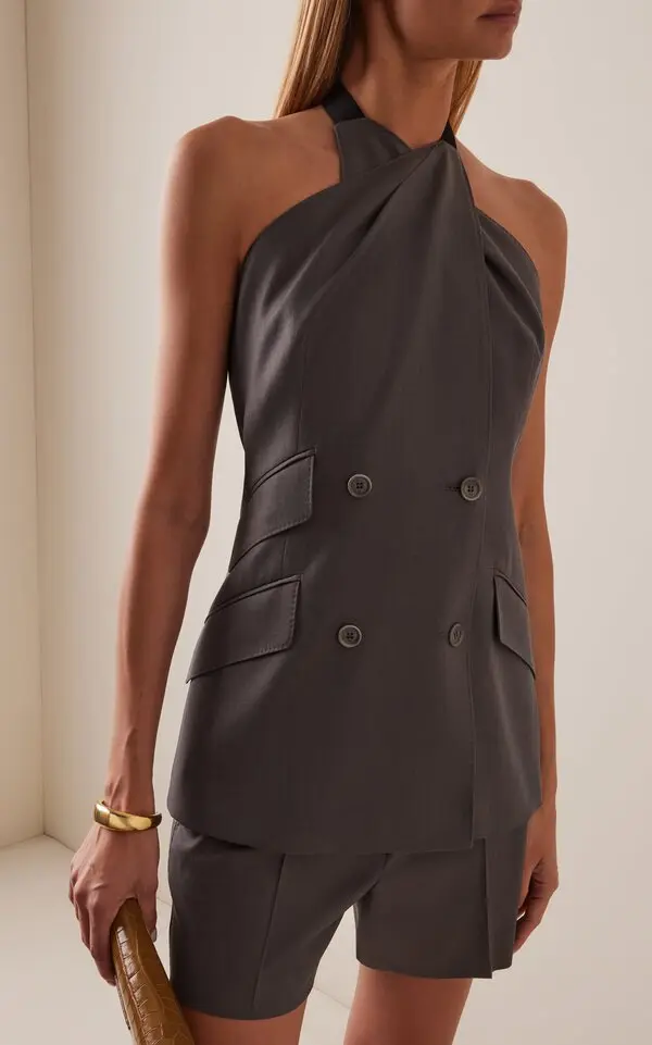 Max Mara Wool Sleeveless Blazer