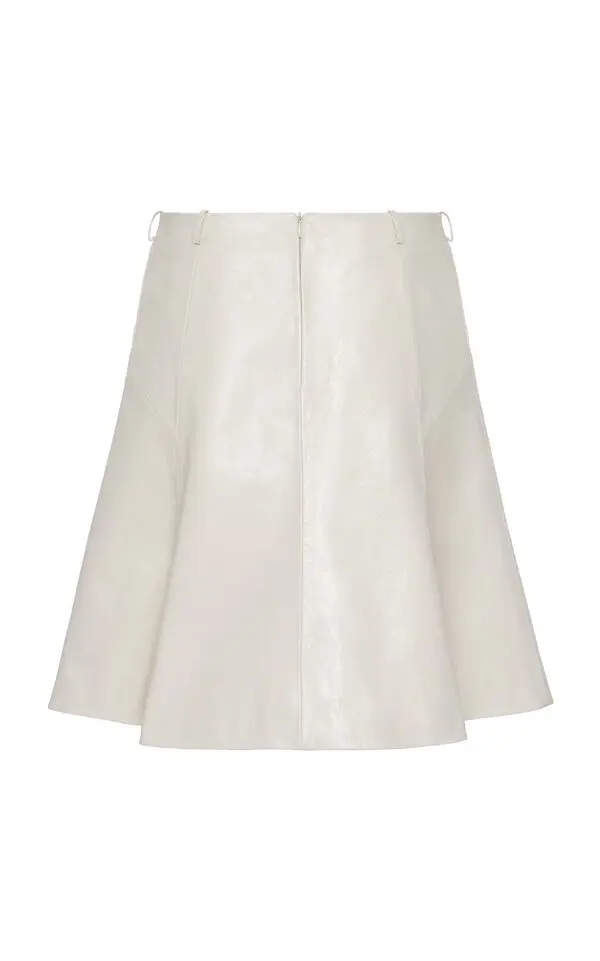 Magda Butrym Mid-rise Leather Knee-length Skirt