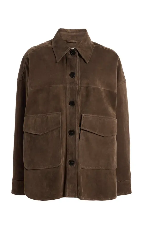 ARMA Kaylee Suede Jacket - Brown