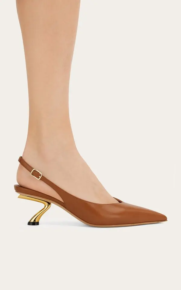 FERRAGAMO Cleya 55 Slingback Pumps