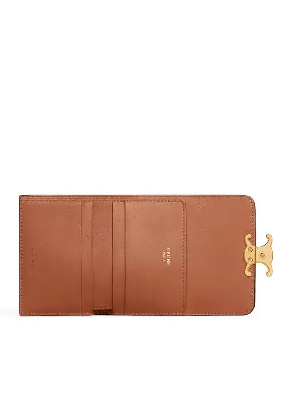 Celine Compact Canvas Wallet With Coin Purse