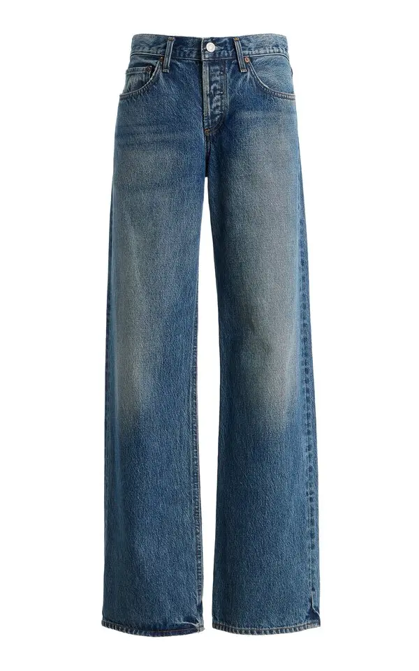 AGOLDE Rigid Low-rise Loose Jeans - Medium Wash