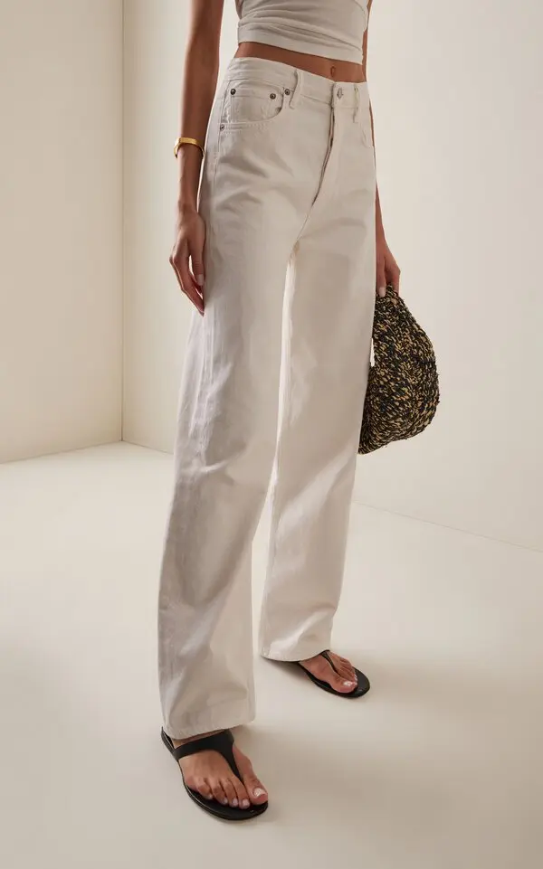 AGOLDE Ren Rigid Mid-rise Straight-leg Jeans