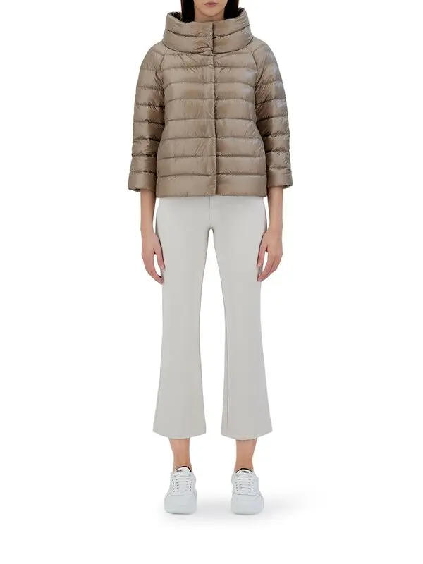 Herno Sofia Mini Hood With Ultralight Nylon Sleeves