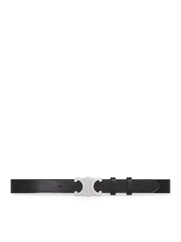 Celine Triomphe Belt 30mm In Vintage Calfskin - Multicolor