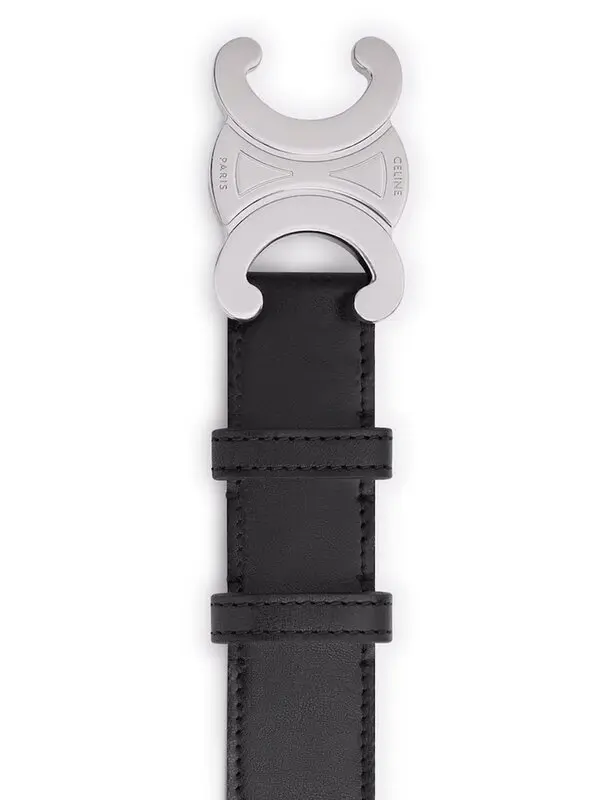 Celine Triomphe Belt 30mm In Vintage Calfskin - Multicolor