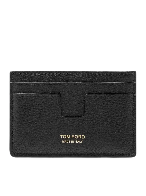 TOM FORD Classic Full-grain Leather Card Holder - Black