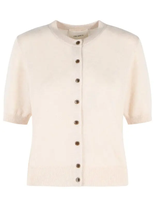 LISA YANG Cashmere Cardigan - Cream