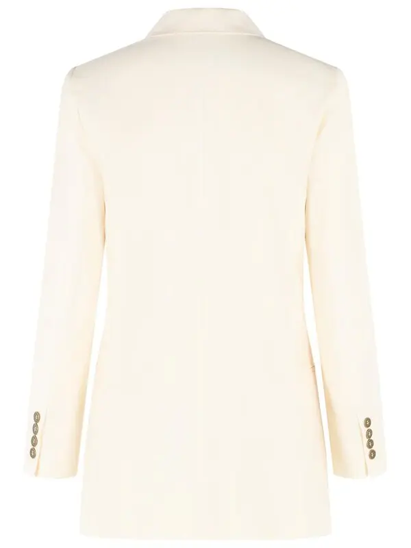 Max Mara Bikini' Ivory Virgin Wool Blazer