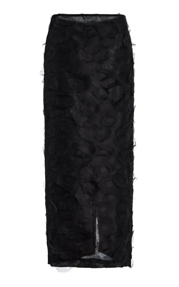 Max Mara Silk Skirt - Black