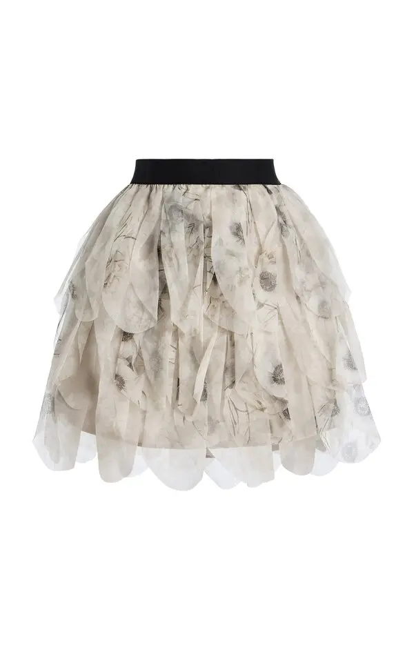 Max Mara Silk Skirt - Grey