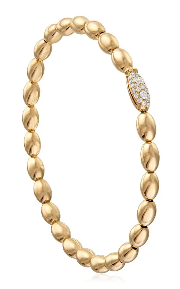 EDEN PRESLEY Glitter Flex Bangle - Gold