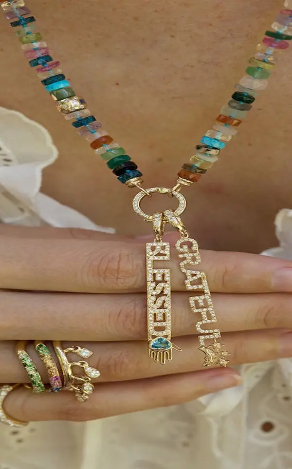 EDEN PRESLEY Blessed Mantra Pendant