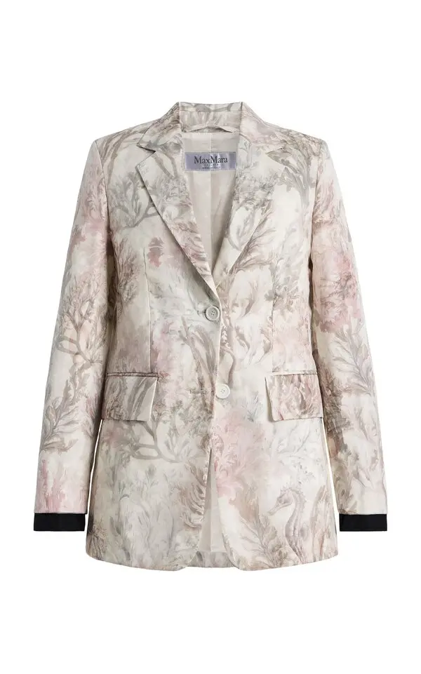 Max Mara Silk Jacket - White