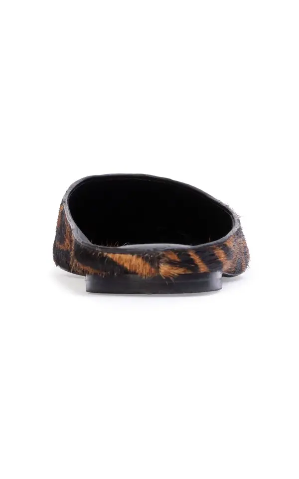 BLACK SUEDE STUDIO Lucia Zebra Ponyhair Flats