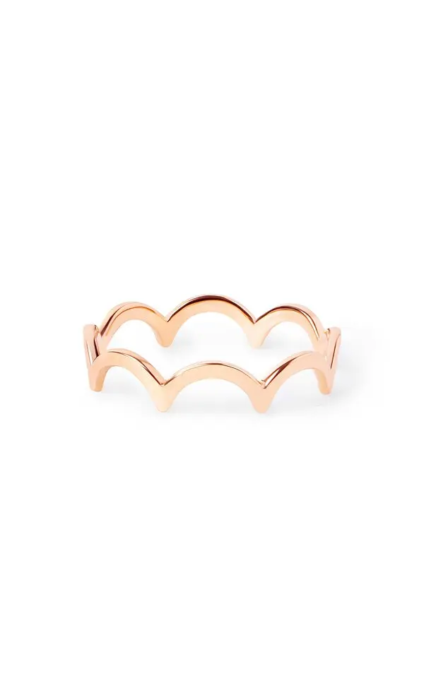 Ginette Ny Goldfish Band Ring - Pink