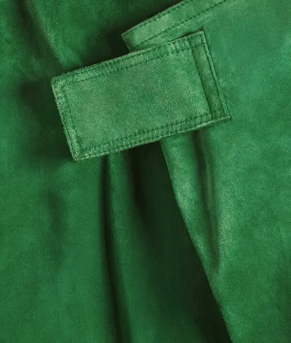 Bottega Veneta Suede Leather Skirt
