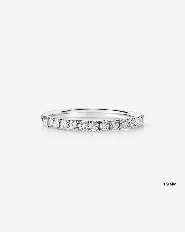 Ring Concierge Platinum Pavé Diamond Eternity Ring