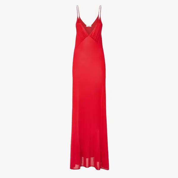 Fendi Sleeveless Silk Slip Dress