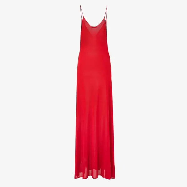 Fendi Sleeveless Silk Slip Dress