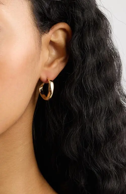 OPEN EDIT Set Of 3 Organic Hoop Earrings