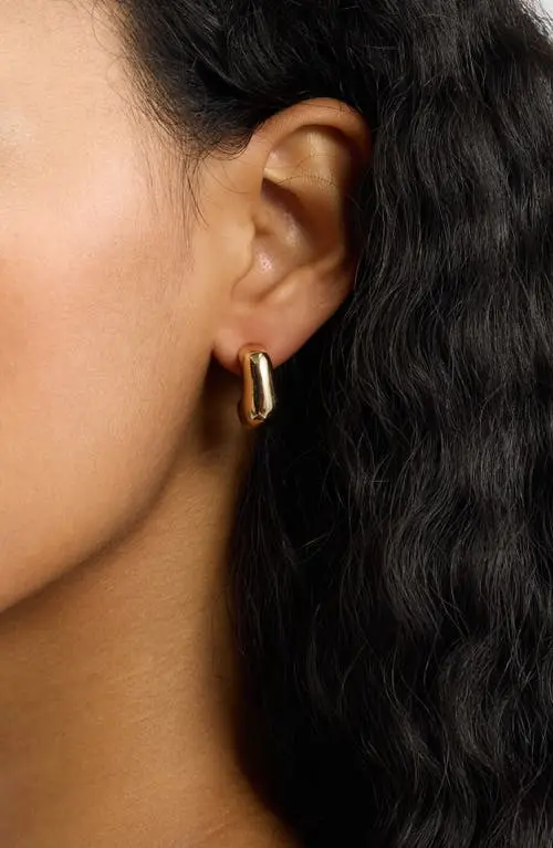 OPEN EDIT Set Of 3 Organic Hoop Earrings